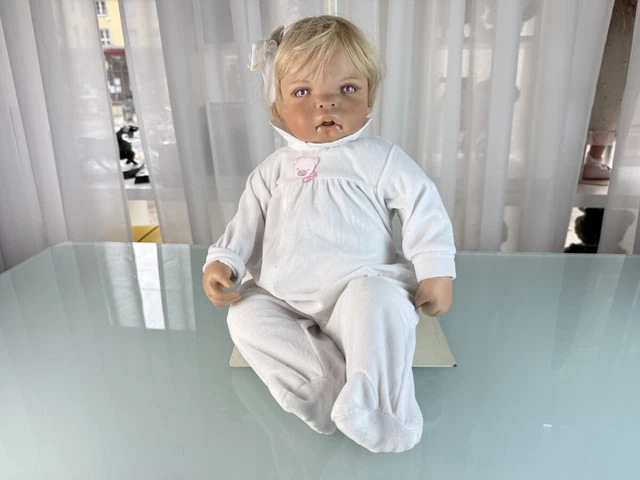 POUPON DE COLLECTION de Inge Tenbusch Porcelaine Poupée 56 Cm. Haut EUR 62,85 - PicClick FR