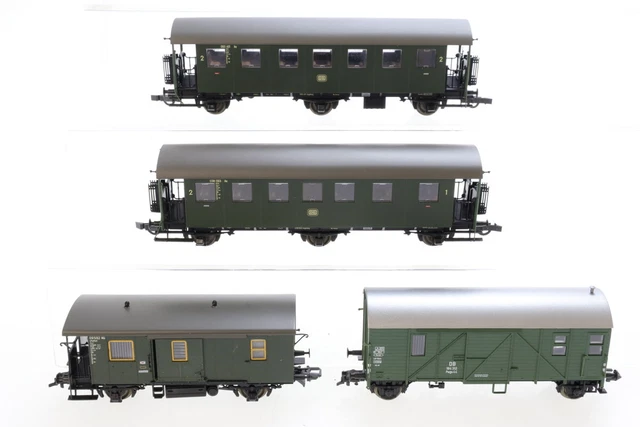 H0 ROCO DB Personenwagen 1. 2. Kl. Gepäckwagen Konvolut grün DC M144 EUR 4,99 - PicClick DE