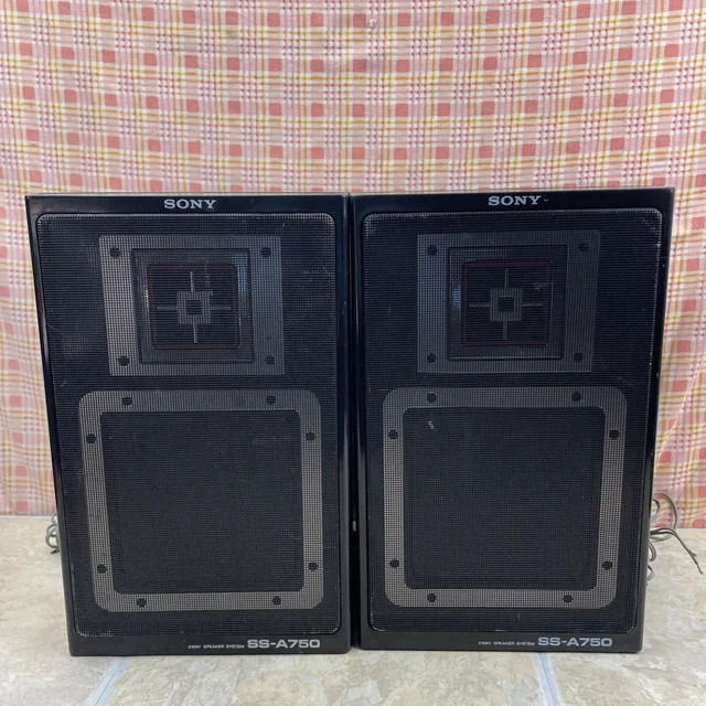 SONY SPEAKERS 2 Way Speaker System SS-A750 Pair Working Good Condition ...