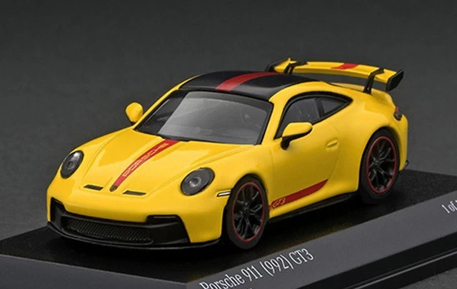 PORSCHE 911 (992) GT3 - racing yellow - Minichamps 1:64 EUR 36,50 ...