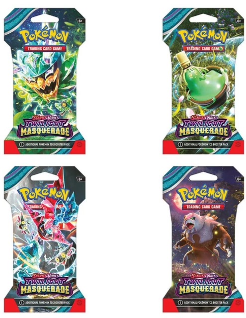 POKÉMON TCG: TWILIGHT Masquerade X 12 Blister Packs! Brand New & Sealed ...