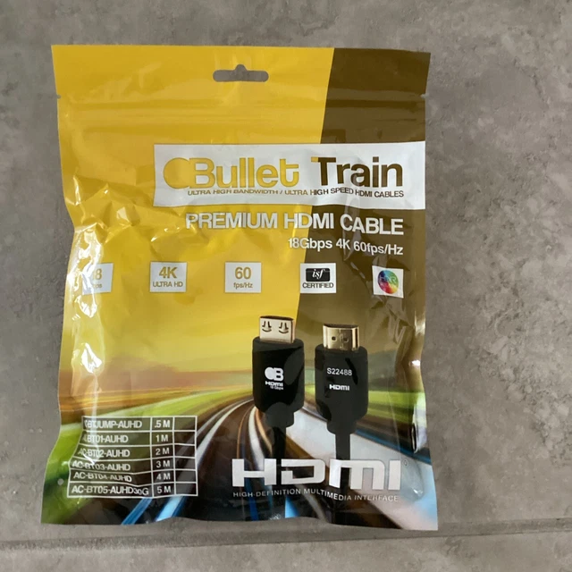 AVPRO EDGE AC-BT03-AUHD-MP 10 Feet (3mt) Bullet Train HDMI Cable $15.00 ...