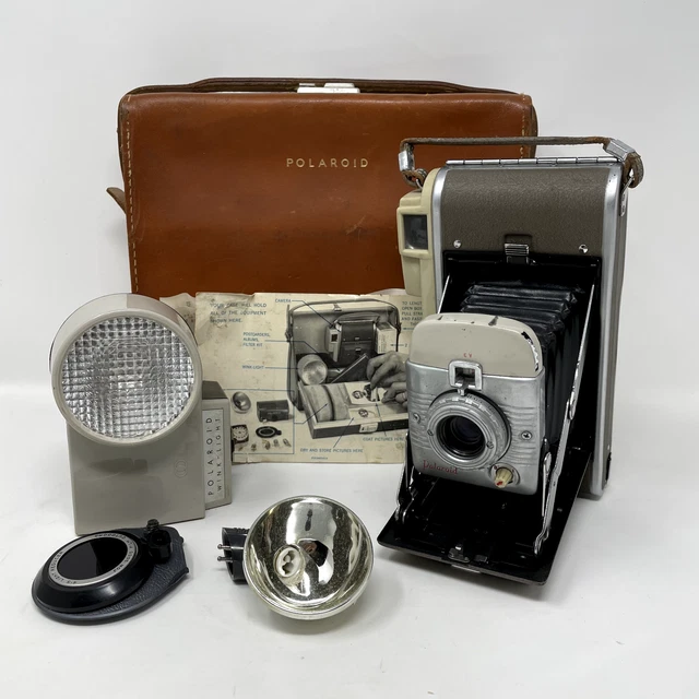 POLAROID LAND CAMERA Model 80A with Accessories and Case £27.56 ...