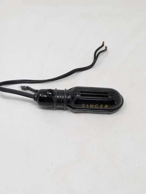 VINTAGE SINGER 15-91 66 Sewing Machine Light Assembly CAT S-4 $53.21 ...