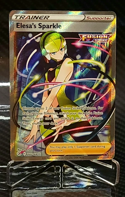ELESA'S SPARKLE FULL Art 260/264 Ultra Rare Fusion Strike Pokémon JCG ...