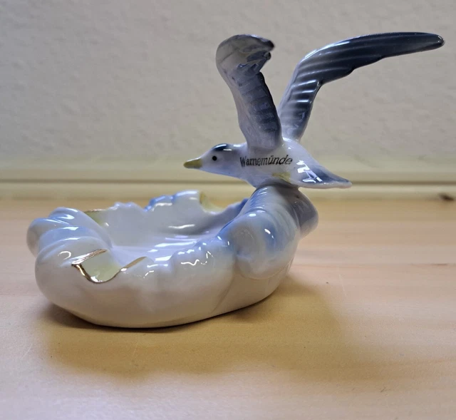 SEHR SCHÖNER ALTER Porzellan Aschenbecher, Warnemünde, Circa 50-60er Jahre EUR 19,00 - PicClick DE