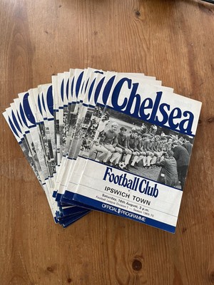 CHELSEA FC 1969/70 Complete set of programmes £45.00 - PicClick UK