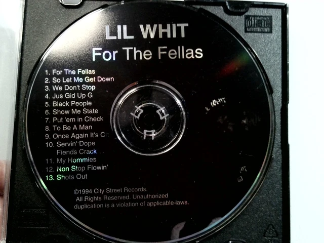 LIL WHIT FÜR Die Fellas CD 1994 G-Funk Gangsta Rap City Street Records ...