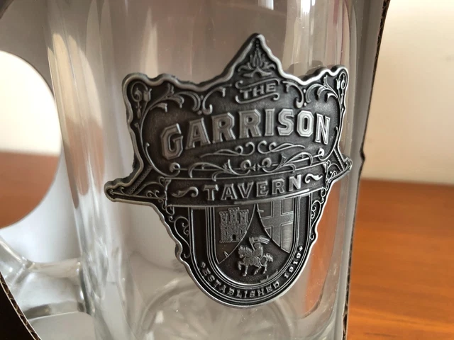 BRAND NEW PEAKY Blinders Garrison Tavern Glass Tankard Metal Logo 500 ...