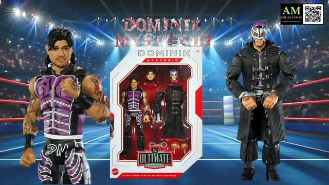 MATTEL WWE WRESTLING - Domenik Mysterio - Ultimate Edition Figure New £ ...