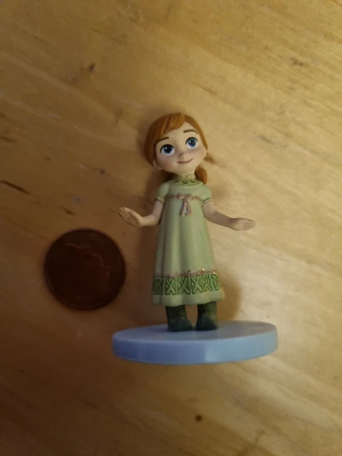 DISNEY YOUNG PRINCESS Anna of Arendelle Frozen PVC Cake Topper Figure ...