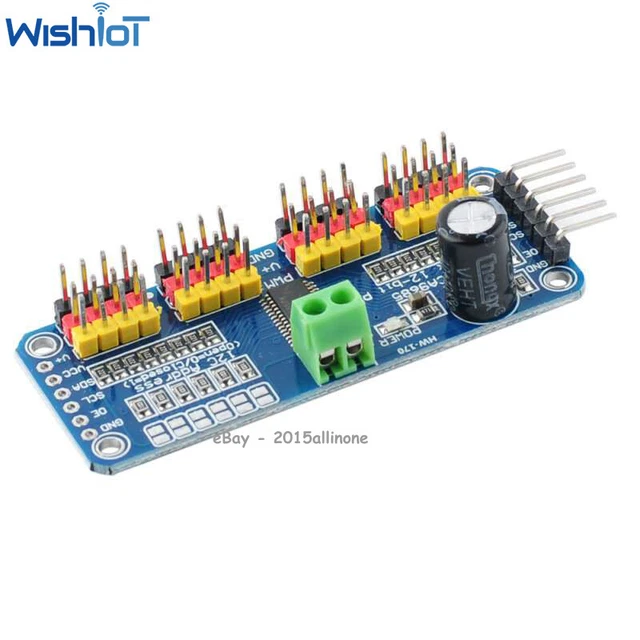 Pca9685 16 Canaux 12 Bits Carte Servomoteur Pwm Interface Iic Module Pca9685 Eur 1009 Picclick Fr