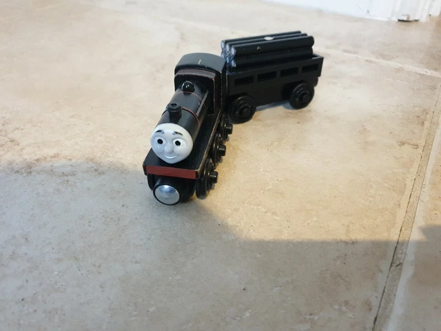 ORIGINAL BLACK JAMES -Thomas Tank Engine & Friends Wooden train - fits ...