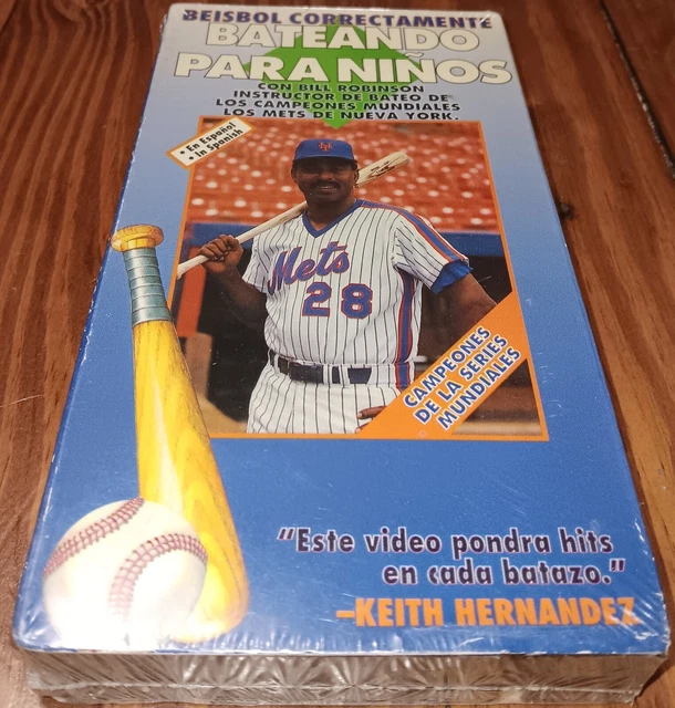 BEISBOL CORRECTAMENTE SEALED VHS Bateando Para Ninos Con Bill Robinson ...
