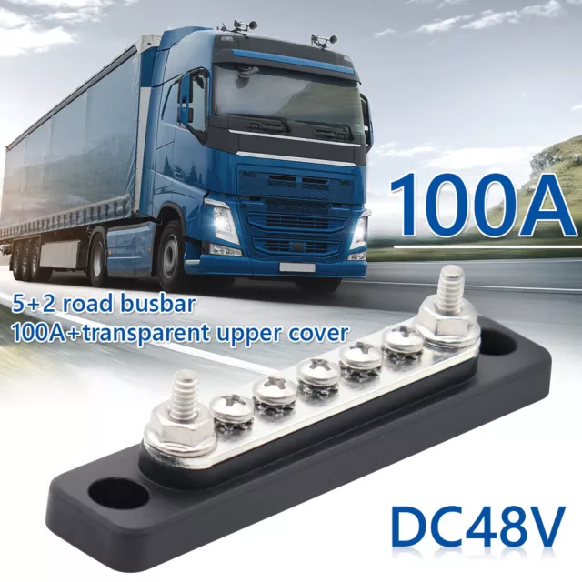 BUS BAR 48V 100 150 Amp Busbar Buss Bar with Transparent Cover for ... BUS BAR 48V 100 150 Amp Busbar Buss Bar with Transparent Cover for ...