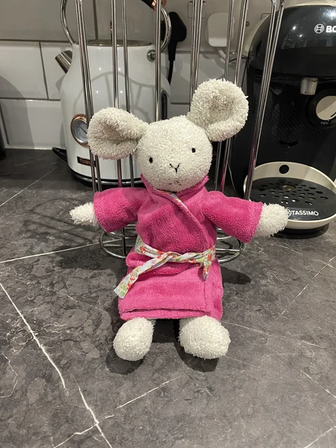JELLYCAT BEDDY BYE White Mouse Dressing Gown. Bedtime. Retired And Rare ...