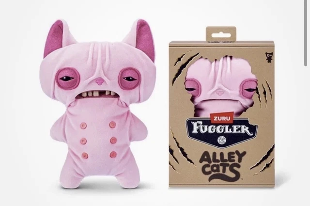 FUGGLER ALLEY CATS by ZURU Wrinkle McStinkles Plush Soft Toy NEW £18.95 ...