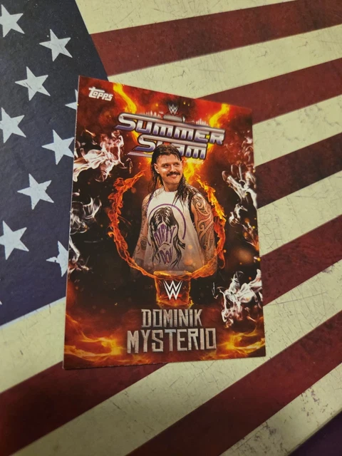TOPPS WWF WWE Summerslam 2025 Dominik Mysterio Exclusive Wrestling Trading Card EUR 5,95 ...