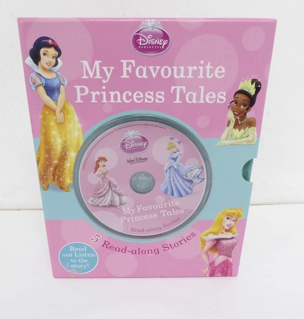 DISNEY PRINCESS MY Favourite Princess Tales: 5 Books & 1 CD Read Along ...
