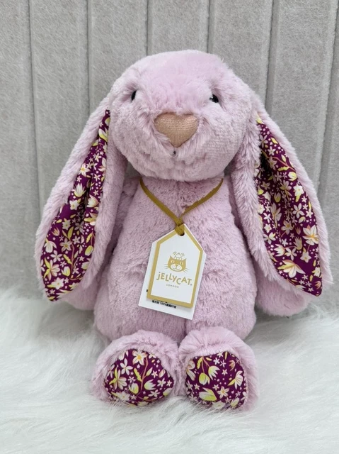 JELLYCAT GOLD LABEL Purple Rabbit with Dust Bag Height 31cm £19.23 ...