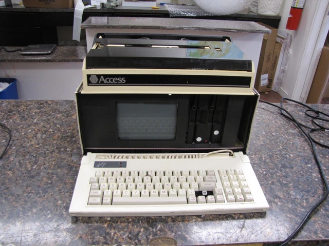 RARE VINTAGE 1983 Access Matrix Actrix Portable Computer - powers and ...