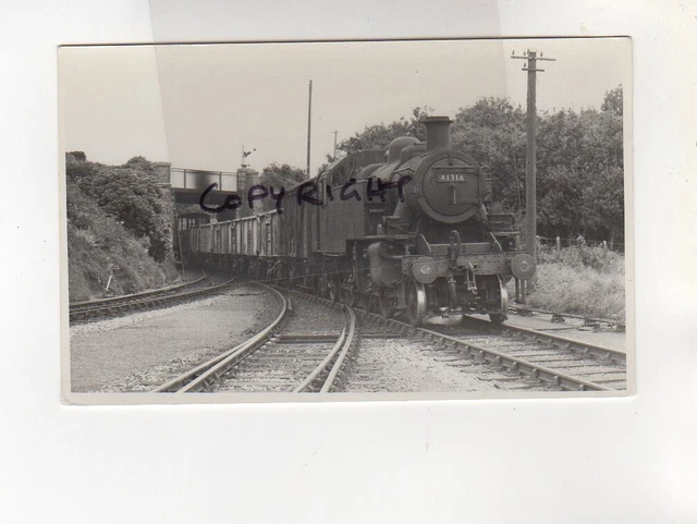 RAIL PHOTO LMS 262t 41316 Gunnislake nr station Cornwall calstock ...