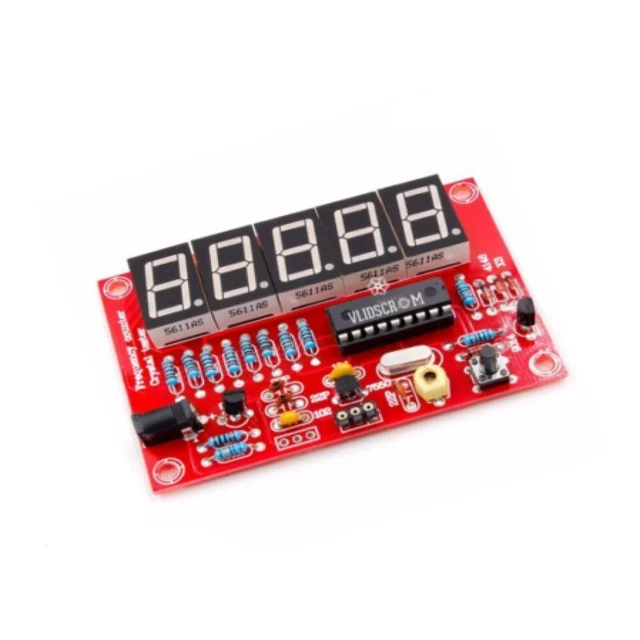 PROGRAMMABLE DIGITAL LED Crystal Oscillator Frequency Counter Kit DIY ...