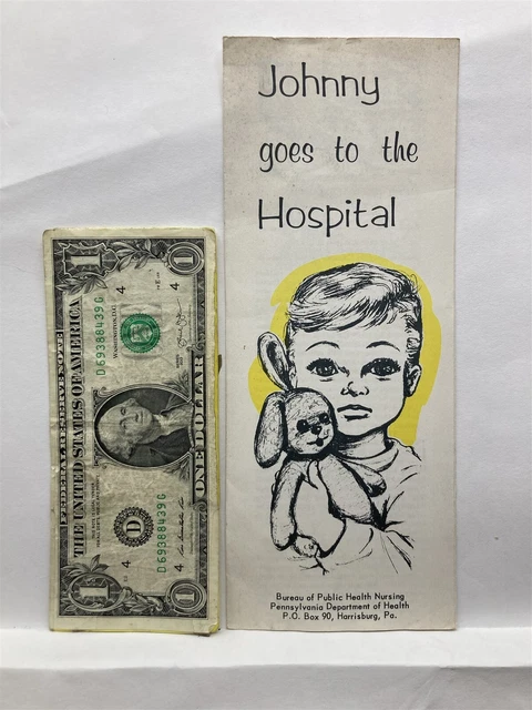 1958 JOHNNY VA à l'hôpital Pennsylvanie ministère de la Santé Harrisburg PA EUR 8,82 - PicClick FR