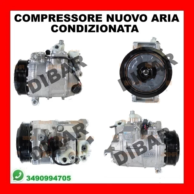 COMPRESSORE ARIA CONDIZIONATA Nuovo Mercedes Classe C /Clk /Cls /E /S ...