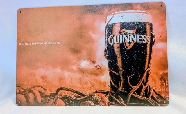 RARE- GUINNESS BEER Tin Sign Metal - Bar Irish Pub The True Brew Of ...