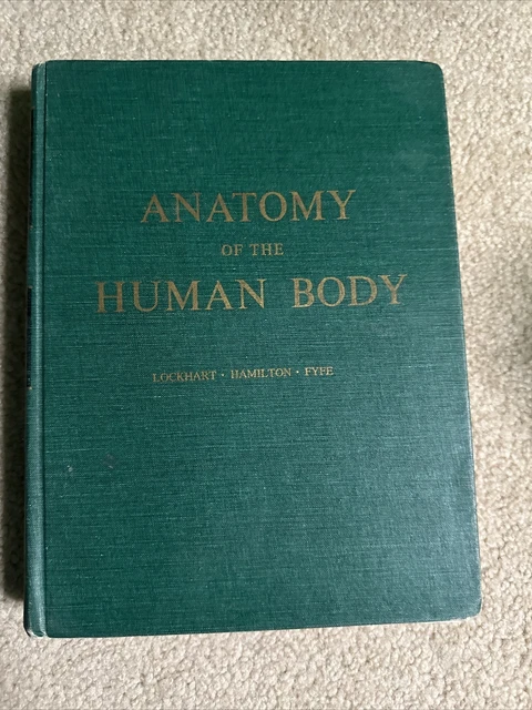 THE ANATOMY OF The Human Body By Lockhart Hamilton Fyfe 1972 hardback ...