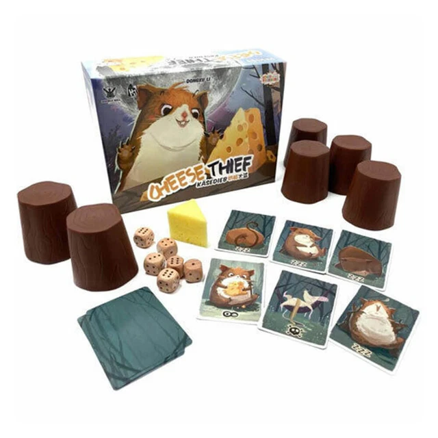 CHEESE THIEF DEDUCTION Party Board Game Ages 8 Years and Up 4 To 6 ...