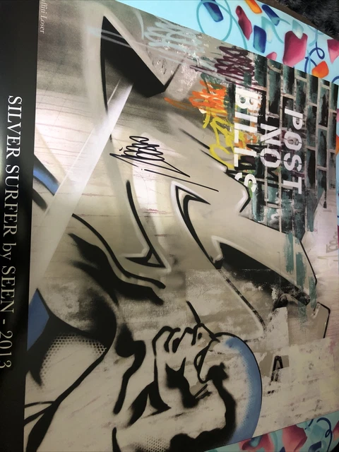 GRAFFITI SEEN SILVER SURFER BY SEEN 2013 SIGNED! £75.15 - PicClick UK