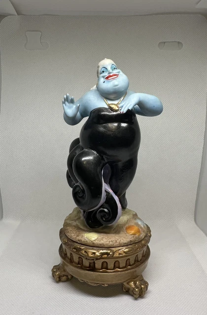 VINTAGE DISNEY STORE Parks Villain Porcelain Ursula Figurine Octopus on ...