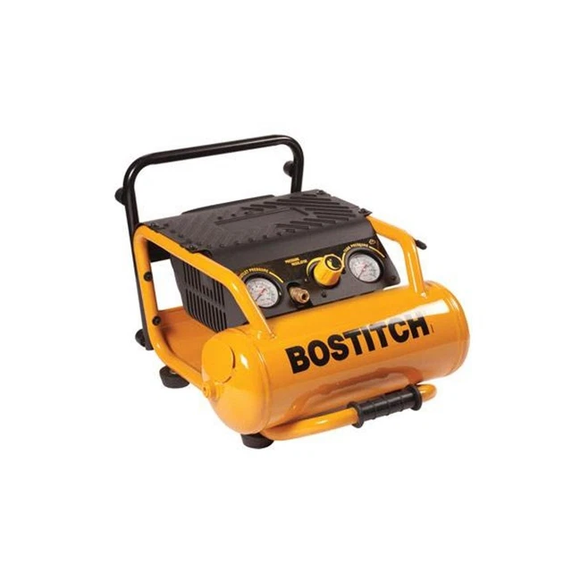 BOSTITCH 10L AIR Compressor Low Noise 1.5HP 230v 10 Bar No Oil, Roll ...