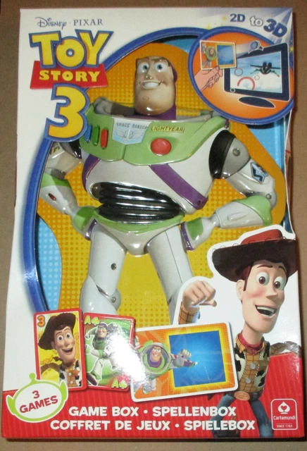 DISNEY PIXAR TOY Story 3, Game Box with Trade Up Game & Playing Cards ...