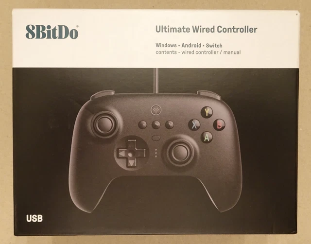 8BITDO ULTIMATE WIRED Controller USB Windows 10 PC Android Nintendo ...