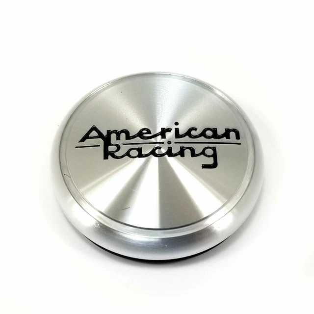 AMERICAN RACING MACHINED Silver Wheel Center Hub Cap Closed-End 1511L11 ...