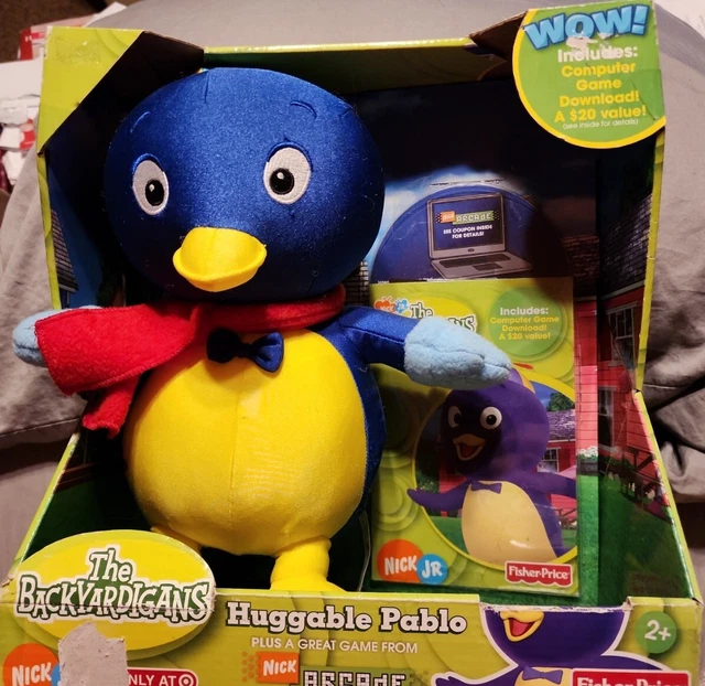 FISHER PRICE THE backyardigans Nick Jr Huggable Pablo plus a great game ...