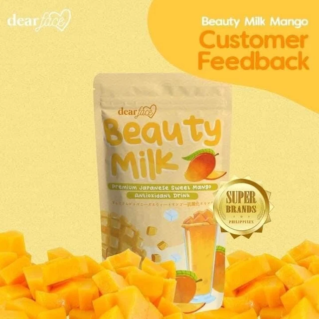 DEAR FACE BEAUTY Milk Premium Japanese Sweet Mango Antioxidant Drink £ ...