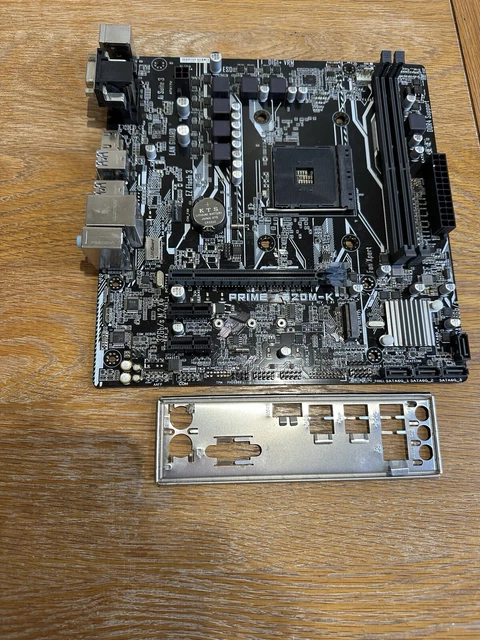 MOTHERBOARD ASUS 320M-K : M-ATX W/ 2 RAM SLOTS, USB 3.1 SATA 3 £52.72 ...