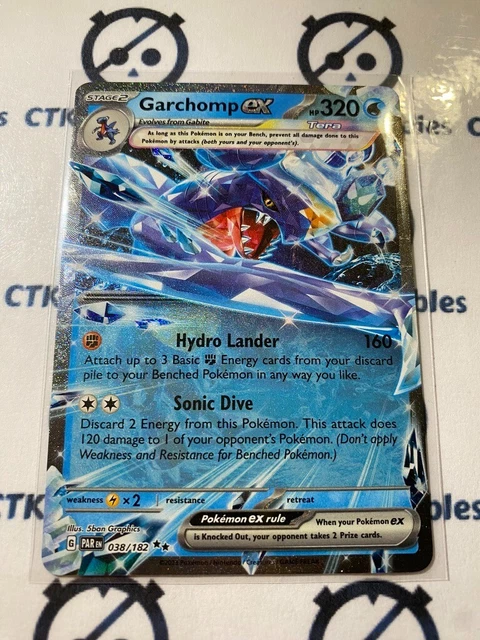 GARCHOMP EX ULTRA Raro #038/182 2023 Pokémon Paradox Rift EUR 5,76 ...