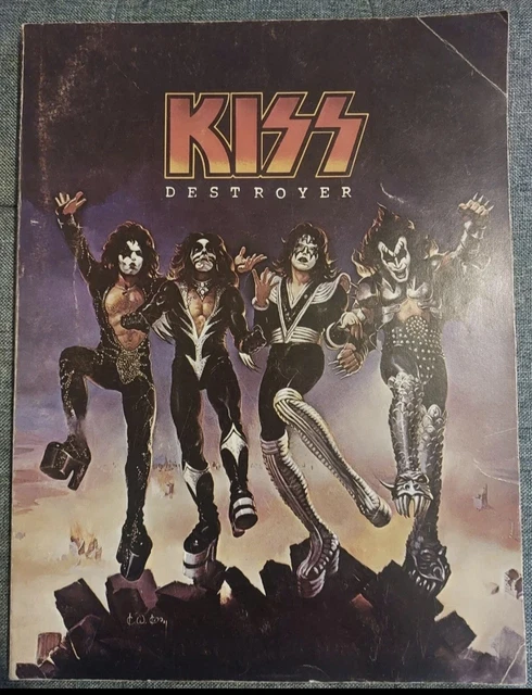 KISS DESTROYER SONG Book - Music & Lyrics- Vintage KISS Memorabilia £25 ...