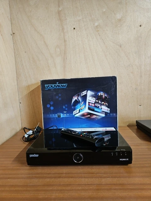 BT YOUVIEW HUMAX Box DTR-T1000 500GB Freeview with Remote Tested ...