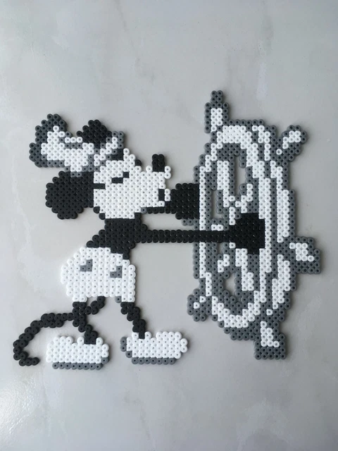 Pixel Art Perles A Repasser Mickey Steamboat Willie De Disney £878 Picclick Uk