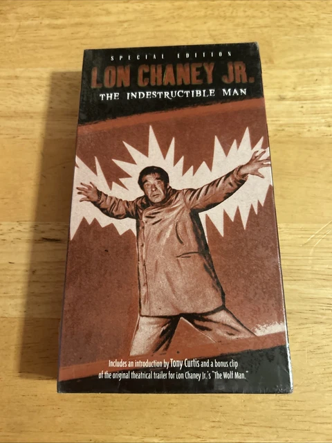 THE INDESTRUCTIBLE MAN Sci-fi Horror Movie VHS Tape New Sealed 1956 ...