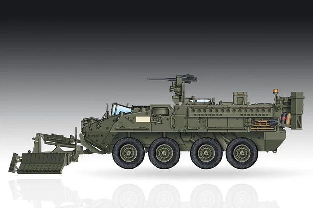 TRUMPETER 07427 M1132 STRYKER ENGINEER SQUAD VEHICLE WITH SMP & AMP 1: ...