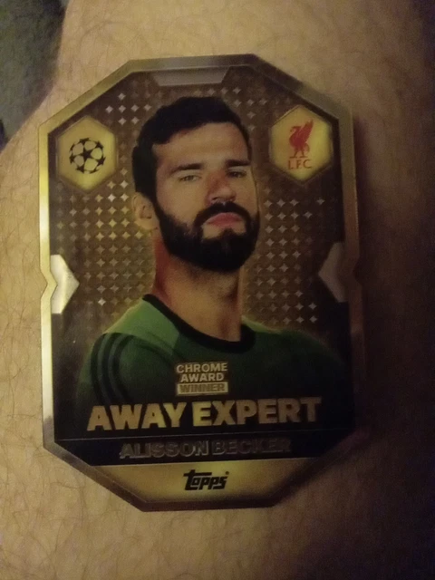 TOPPS 2026 PREMIER League Alisson Becker Gold Card Liverpool FC £32.71 ...