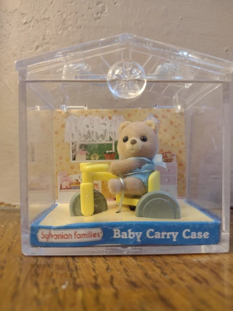 SYLVANIAN FAMILIES NEW Baby Carry Case Freddie Petite Bear Tricycle ...