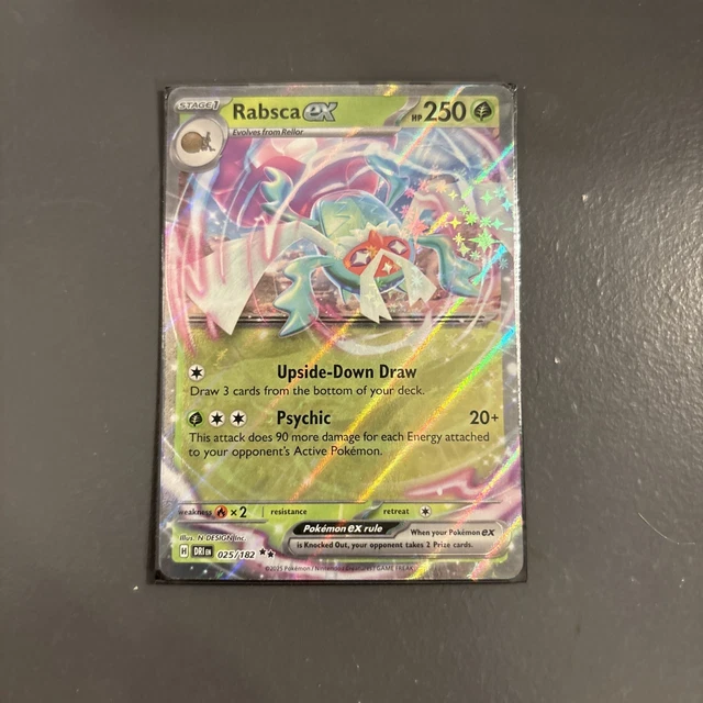 POKÉMON TCG RABSCA EX 025/182 Sv10: Destined Rivals Holo Card £1.68 ...